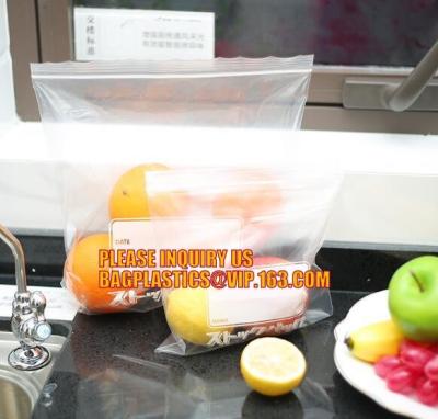 China los bolsos de los frutos secos con la cremallera del rasgón fácil de la pista doble, comida de encargo del FDA imprimieron el bolso doble reconectable polivinílico de la cremallera, t doble en venta