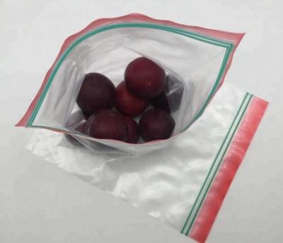 Cina La borsa d'imballaggio della doppia guarnizione dello zip, doppia abitudine sigillata di stoccaggio dell'alimento ha stampato la borsa di plastica della serratura dello zip, plastica a prova d'umidità va in vendita