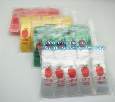 Chine Apple 1212 mini Baggies zip-lock 17 sacs du mélange 100 de couleur 1/2 » X 1/2 », 100%LDPE custo en plastique bon marché de sac de serrure de fermeture éclair de la coutume 3x3 à vendre