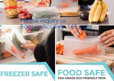 중국 근본적인 가정용품, 신선한 자물쇠는, 신선한, 휴대용 재사용할 수 있는 음식 지플락 물개 실리콘 여행을 위한 신선한 냉장고 부대를 밀봉합니다 판매용