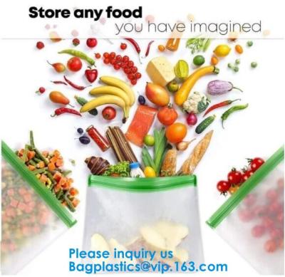 중국 FDA는 Zip 자물쇠 부대 식품 포장 지퍼 peva 재사용할 수 있는 지플락 샌드위치 부대, 환경 친화적인 연약한 명확한 PEVA 부대 기지를 찬성했습니다 판매용