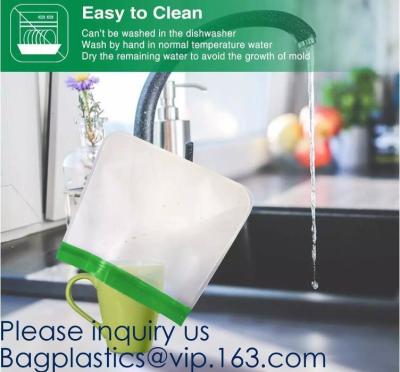 중국 음식 급료 실리콘: 강하고, 두껍게 100% 튼튼한 실리콘 음식 부대, 비독성, 위생과 재사용할 수 있는 음식 B를 비 거르기 판매용