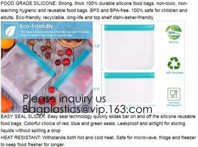 중국 재상할 수 있는 주문 크기 샌드위치와 식사 Peva Zip 자물쇠 대 부대, 생물 분해성 PEVA 플라스틱 샌드위치 식사 Ziplock Sto 판매용