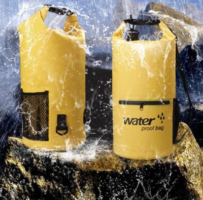 Cina La borsa asciutta impermeabile del poliestere del PVC del pacchetto all'aperto dell'oceano, borsa impermeabile con la spalla, backpack la borsa asciutta per il campeggio, abitudine in vendita