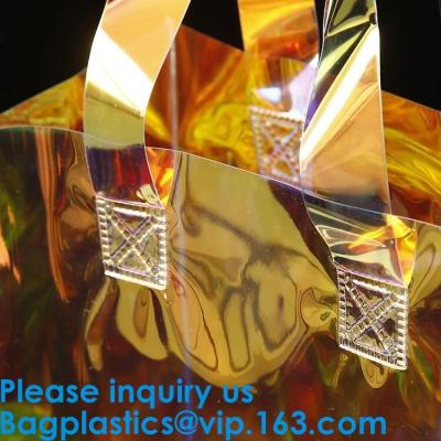 Cina La borsa trasparente impermeabile su ordinazione promozionale della spiaggia del PVC del sacchetto della spesa di totalizzatore del PVC del laser mette la borsa online di compera delle donne in vendita