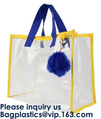 Cina Sacchetto di plastica trasparente femminile del PVC della spiaggia di totalizzatore di estate delle donne della borsa della nuova di alta qualità di Candy di colore borsa casuale dell'ologramma chiaro in vendita
