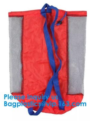 Cina Borsa di nylon della maglia del cordone di Brown di logo su ordinazione promozionale piccola, borsa di cordone della maglia del poliestere di promozione di progettazione dell'OEM piccola in vendita