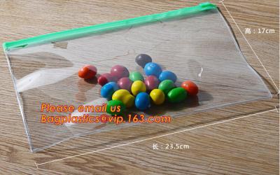 Китай Сумка папки файла замка молнии ясности A4 пластиковая портативная с карманом бумажника небольшой кнопки щелчковым продается