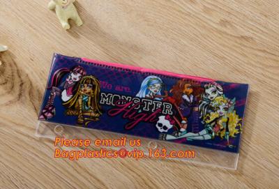 Китай замороженная сумка файла документа pvc k, изготовленная на заказ сумка папки файла молнии, пластиковая верхняя oppening сумка файла продается