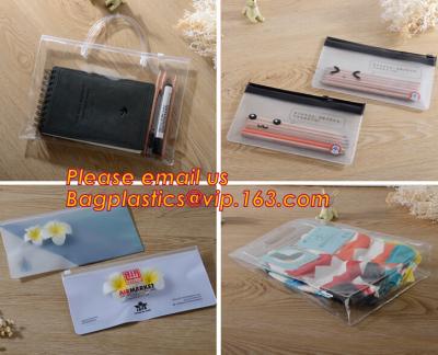 Китай замороженная сумка файла документа pvc k, изготовленная на заказ сумка папки файла молнии, пластиковая верхняя oppening сумка файла продается