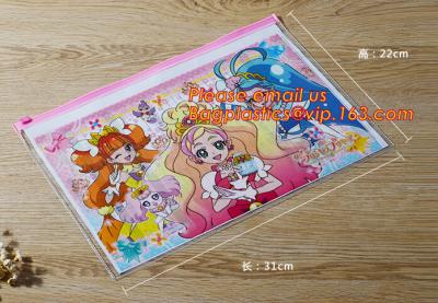 Китай назад к замка застежка-молнии канцелярских принадлежностей школы сумке случая карандаша PVC нового дешевого верхнего пластиковой с подгонянным печатанием продается