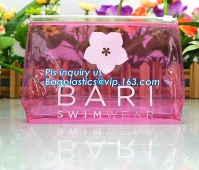 Китай сумка PVC слайдера 2,5 mil, макияж упакованная сумка косметик PVC слайдера фабрики, бутылка закрытия слайдера косметическая установила пакуя PV продается