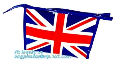 中国 女性の構造の財布再生利用できる明確なポリ塩化ビニール化粧品袋、構造の袋の縞の化粧品袋は旅行オルガナイザー、スライダーをすぼめます 販売のため