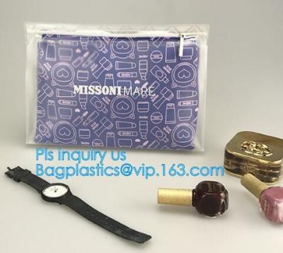 Chine Fermeture de tirette de Bag Pouch With d'organisateur, poche de maquillage Zippered par vinyle de sac de maquillage d'article de toilette de voyage pour l'organisation de salle de bains à vendre