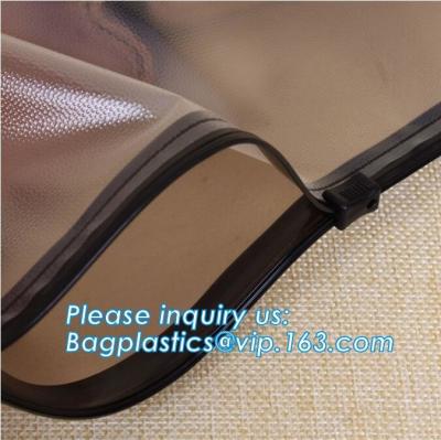 Chine Sac transparent biodégradable de document de tirette de PVC de sac de dossier de tirette de la haute qualité B4 A4 B5 A5 A6, sac de dossier avec le docume de tirette à vendre