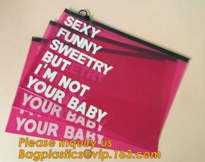 Chine Sac transparent biodégradable de document de tirette de PVC de sac de dossier de tirette de la haute qualité B4 A4 B5 A5 A6, sac de dossier avec le docume de tirette à vendre