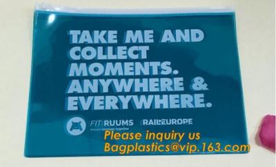 Chine Sac transparent biodégradable de document de tirette de PVC de sac de dossier de tirette de la haute qualité B4 A4 B5 A5 A6, sac de dossier avec le docume de tirette à vendre