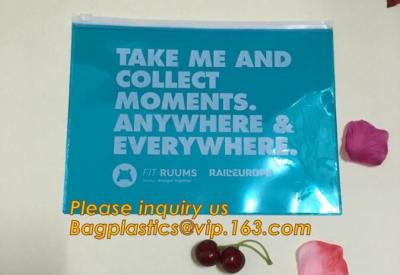 Chine Sac transparent biodégradable de document de tirette de PVC de sac de dossier de tirette de la haute qualité B4 A4 B5 A5 A6, sac de dossier avec le docume de tirette à vendre