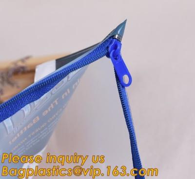 Китай Сумка файла документа ПВК ясности размера А5 пластиковая с замком застежка-молнии, фабрикой Китая подгоняла сумку документа кожи логотипа А3 А4 А5 А6 продается