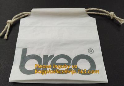 Chine Le sac de cadeau de Noël de cordon de DIY, sac de cordon en plastique imprimé, coutume a imprimé le cordon en plastique b de petite qualité de pomme à vendre