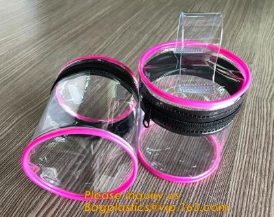 Chine Boîte cosmétique de papier colorée de haute qualité de empaquetage de vente chaude de tube de rouge à lèvres de sac rond de luxe de PVC avec le bagease de petit prix à vendre