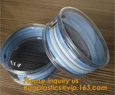 Chine Sac cosmétique d'article de toilette olographe transparent de PVC de forme de tube, stockage brillant olographe fait sur commande d'article de toilette de poche de maquillage de PVC à vendre