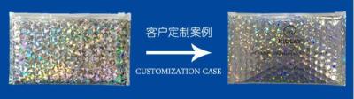 China De in het groot Zak van de Lippenstift Matte Zwarte Kosmetische die Ritssluiting, van sterke PE film met bagplastics van lining.bagease van de barrièrebel wordt gemaakt Te koop