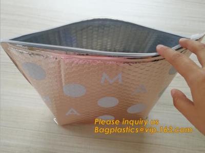 Cina colori la borsa cosmetica della borsa di bolla del cursore della chiusura lampo, bagplastics sotto il pavimento pac della stuoia della copertura della piscina della borsa della chiusura lampo riempito bolla in vendita
