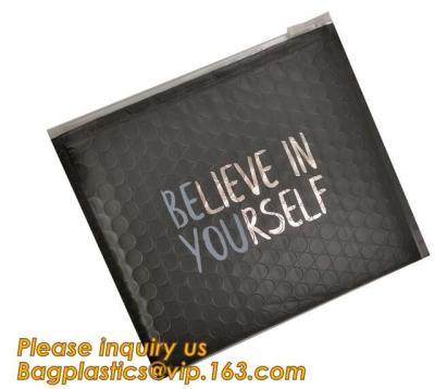 중국 슬라이더는 그립 물개 검정 광택이 없는 부대, 슬라이더 지퍼, 반대로 정체되는 슬라이더 물개, 금속 광택 있는 hol를 가진 기포 부대를 덧댔습니다 판매용