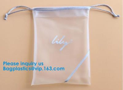 China Gerecycleerde Make-up Witte EVE Flute Pouches van douane de Kosmetische Drawstring EVA Pouch Reusable Bag Cosmetic Zak Te koop