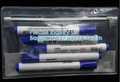 China De biologisch afbreekbare Transparante die PVC/EVA/TPU-zak van de Ritssluitingsschuif, door de Zak van de de Tandenborstelritssluiting van Meisjesschoonheidsmiddelen met Schuif wordt geselecteerd Te koop