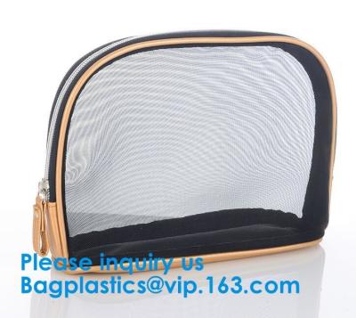 China Van de de Grondbeginselenmake-up van Mesh Cosmetic Bag Promotional 5pc de Zakreeks, Mesh Cosmetic Bag Makeup Bags, Make-upzak Te koop