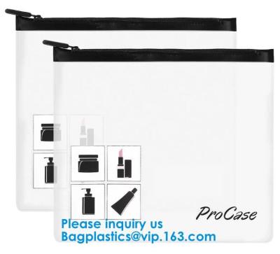 China De kosmetische van de het Strandritssluiting van Makeup/Toiletry Aangepaste Toiletry van de de Zakreis van pvc Duidelijke Kosmetische Kosmetische Zak van pvc van het Wasbad Te koop