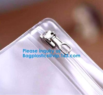 중국 A4는 Pvc 지퍼 파일 부대 A5 카드 주머니를 가진 빨간 지퍼 B5 Pvc 봉투 부대를 가진 명확한 Pvc 문서 부대를 맑게 합니다 판매용