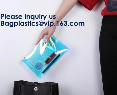 China Eva Clear Vinyl Makeup Cosmetic-Zak, de Kosmetische Promotiedruk van de Reiszak, Borduurwerk, de Thermische Overdracht van de Metaalplaat Te koop