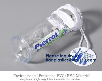 China Make-upzakken, de Berijpte Promotie van de Ritssluitingszakken van de Giftschuif Speld van het de Opslagvat Vierkante Vat Dik gemaakte Te koop