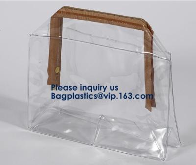 China Kosmetische Make-upzakken, Berijpte Promotie Berijpte de Doek van de Make-up Kosmetische Zak Verpakking met Schuifritssluiting Te koop