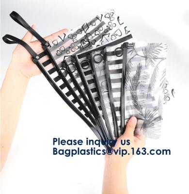 중국 매트에 의하여 서리로 덥는 PVC EVA 슬라이더 지퍼 부대 양말 의복 포장 부대, 뜨거운 판매에 있는 주문품 명확한 Pvc 슬라이더 지퍼 부대 판매용