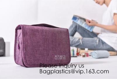 중국 유행 방수 고품질 다기능 여행 메이크업 조직자 여자 화장용 부대, 화포 여자 화장용 부대를 가진 판매용