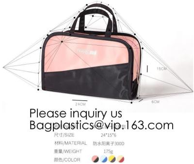 중국 주문을 받아서 만들어진 여자/남자 조직자 세면용품 저장 여행 메이크업 부대 공백 화포 화장용 부대, bagease, bagplastics 판매용