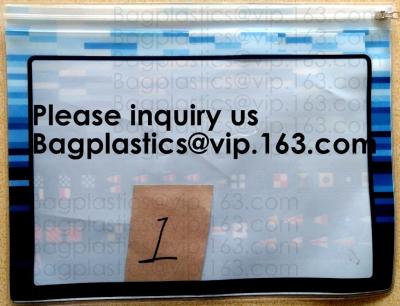 중국 방수 보트 레이스 문서 주머니 지플락 지퍼는 부대 비닐 문서 파일 부대에 의하여 바느질된 범포 Pouche를 문서화합니다 판매용