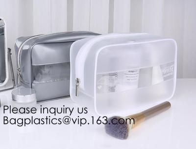 China Zak van groothandelsprijs stippelde de milieupvc Transparante Kosmetische Toiletry van de Opslagreis Organisator Bags Te koop