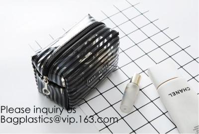 China Promotiepu maakt omhoog kosmetische de ritssluitingszak van pvc van het zaklovertje, maakt omhoog zakzak, Organisator Pouches Tote Bag voor Vrouwen Te koop