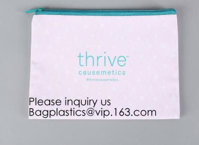 China De noodzakelijke Zwarte van de de Drukmake-up van het Zakcanvas Kosmetische Zak, Gepersonaliseerde Materiële de Make-up Kosmetische Zak van het Douane In het groot Canvas Te koop