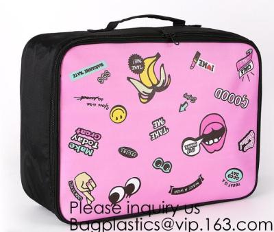 Cina Il logo su ordinazione delle borse maschii promozionali del lavaggio compone l'articolo da toeletta cosmetico degli uomini di stoccaggio della tela di trucco impermeabile del cuoio, bagease, in vendita