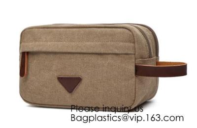 Cina Borsa cosmetica di stampa del cotone di trucco del sacchetto di viaggio della tela pieghevole su ordinazione della pianura, borsa cosmetica del sacchetto di viaggio, organizzatore, bagea in vendita