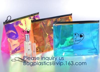 China EVA High Quality Holographic-de Douanepvc Jelly Bag Cosmetic Custom Make van het neon Nieuw Ontwerp op Zak voor Vrouwenbagease PAKKET Te koop