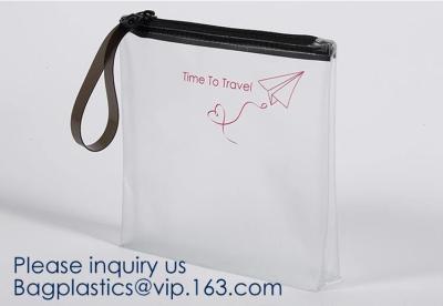 China Vinylk Berijpte Plastic Toiletry van douanepvc Zak, de Vouwbare zak van de cosmetmake-up voor reis, Kosmetische Make-uptoiletry Zak Te koop