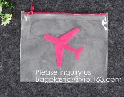 中国 明確なエヴァ ジップ ロック式袋携帯用旅行MakeupToiletry化粧品袋のパッキング袋、BAGEASEのパックを印刷する注文スクリーン 販売のため