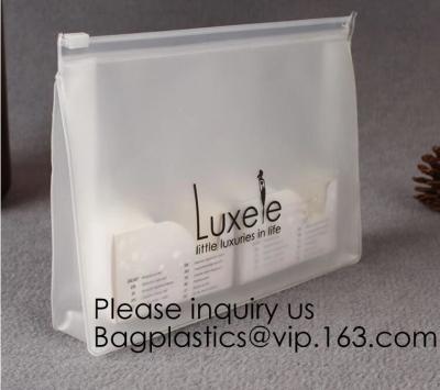 中国 卸し売り防水透明なジッパーのスライダーのエヴァの化粧品袋は、注文のロゴの生物分解性の昇進プラスチック エヴァ構成します 販売のため